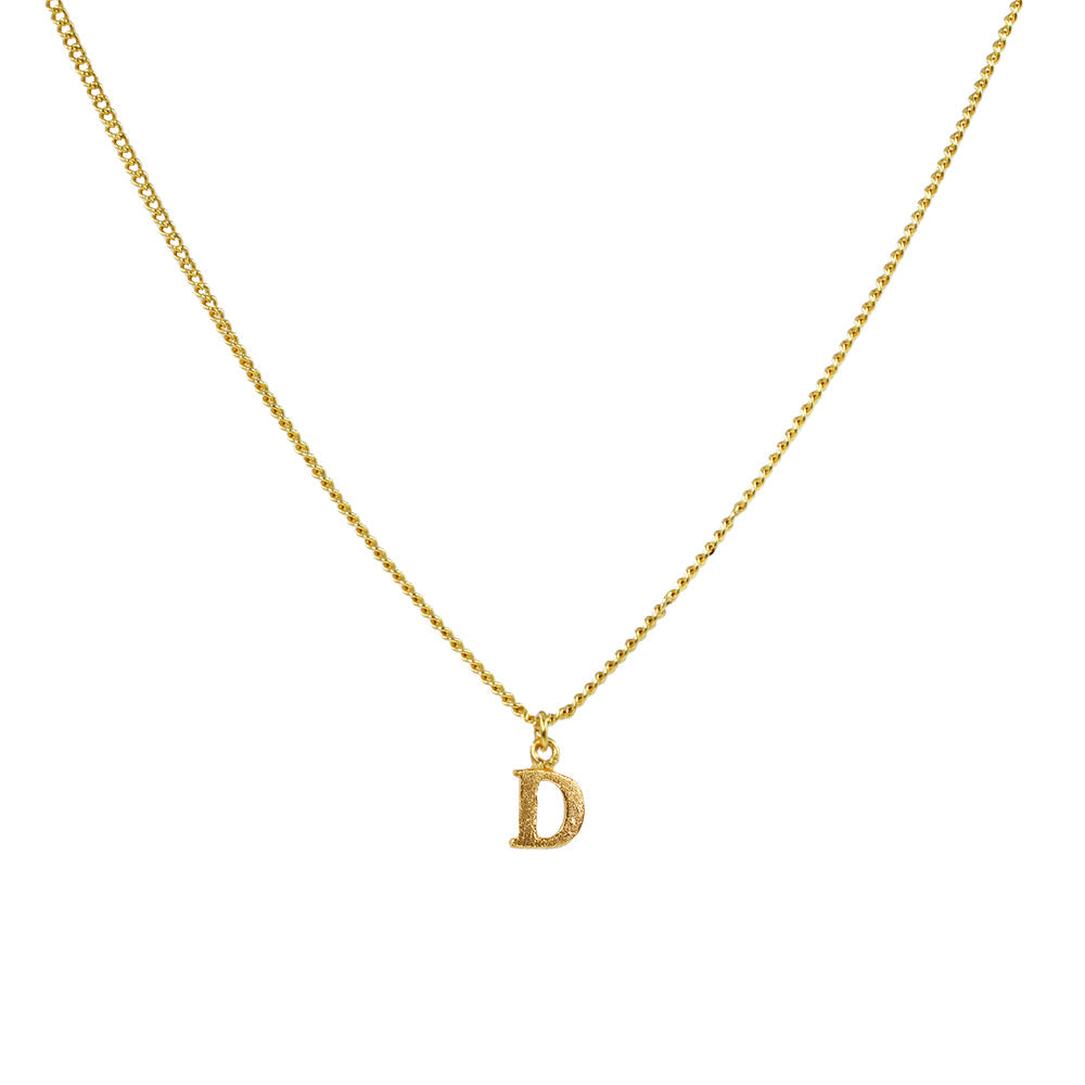 PreOrder Cadena 1 Letra Gold – Daniela Salcedo